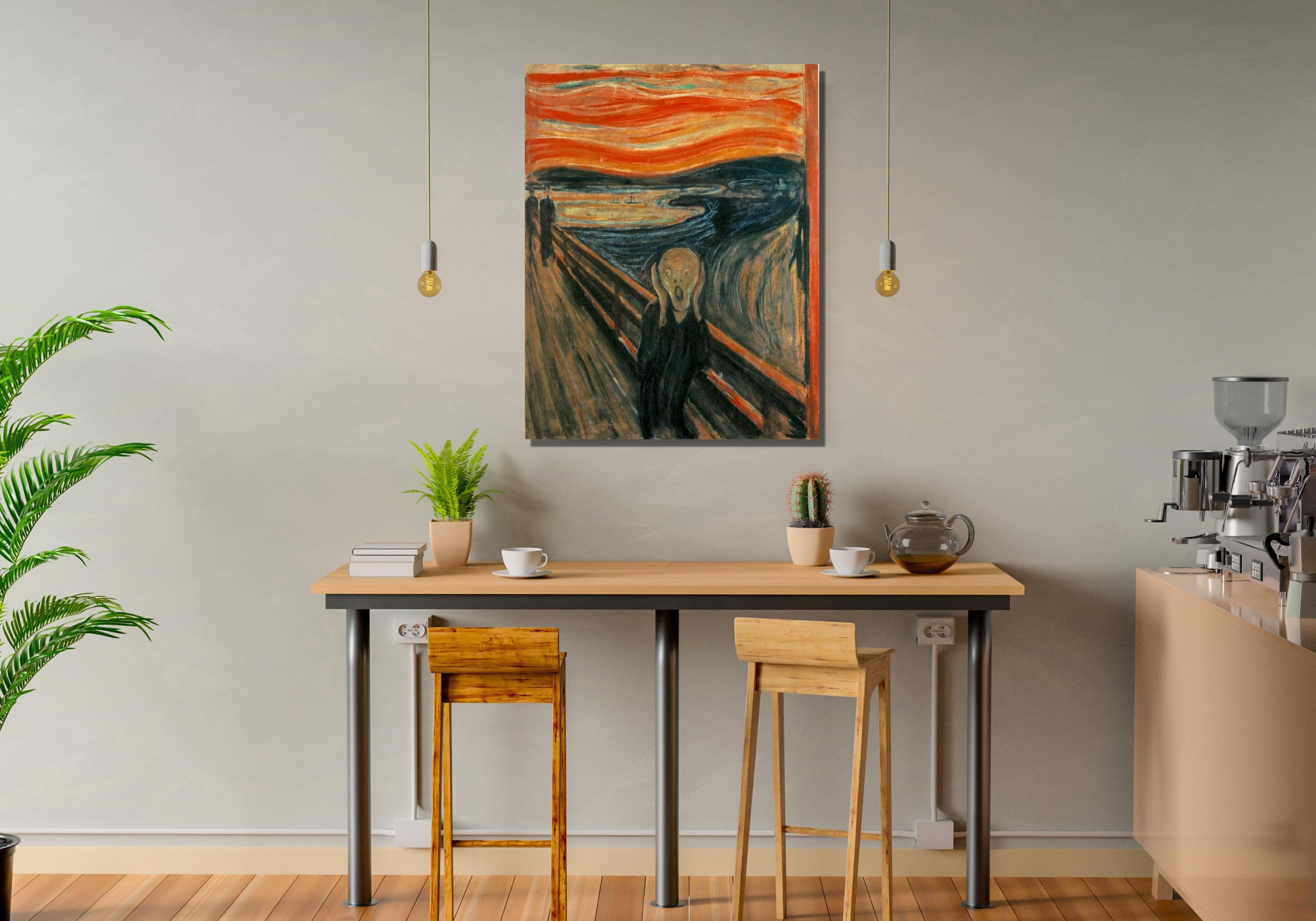 Edvard Munch's the Scream Painting 1893 National Gallery Norway ...