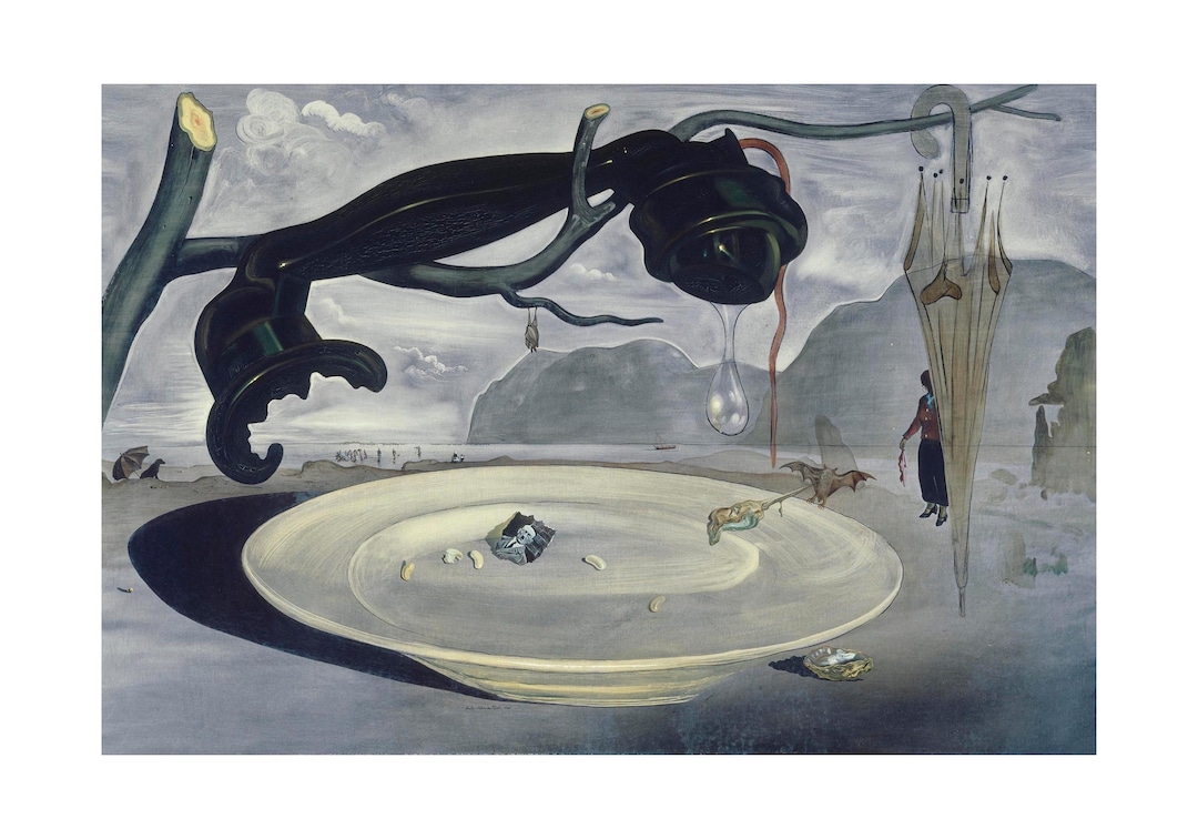 Salvador Dali (the Enigma of Hitler) Canvas Print, Salvador Dali Canvas ...