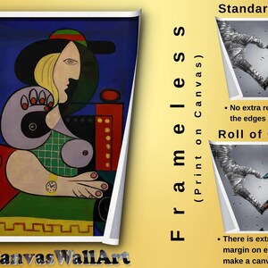 Pablo Picasso (marie-thérèse Walter) Canvas Paintings, Picasso Canvas ...