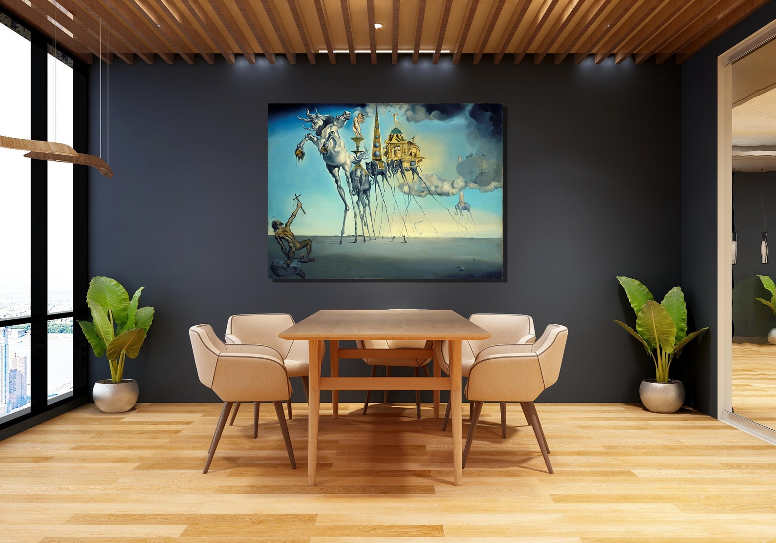 Salvador Dali “the Temptation of St. Anthony" Canvas Print, Salvador ...