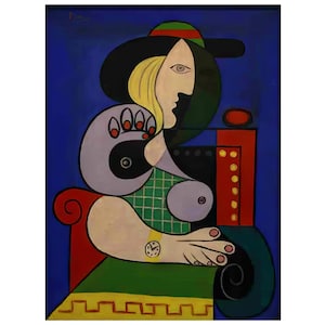 Pablo Picasso (marie-thérèse Walter) Canvas Paintings, Picasso Canvas ...