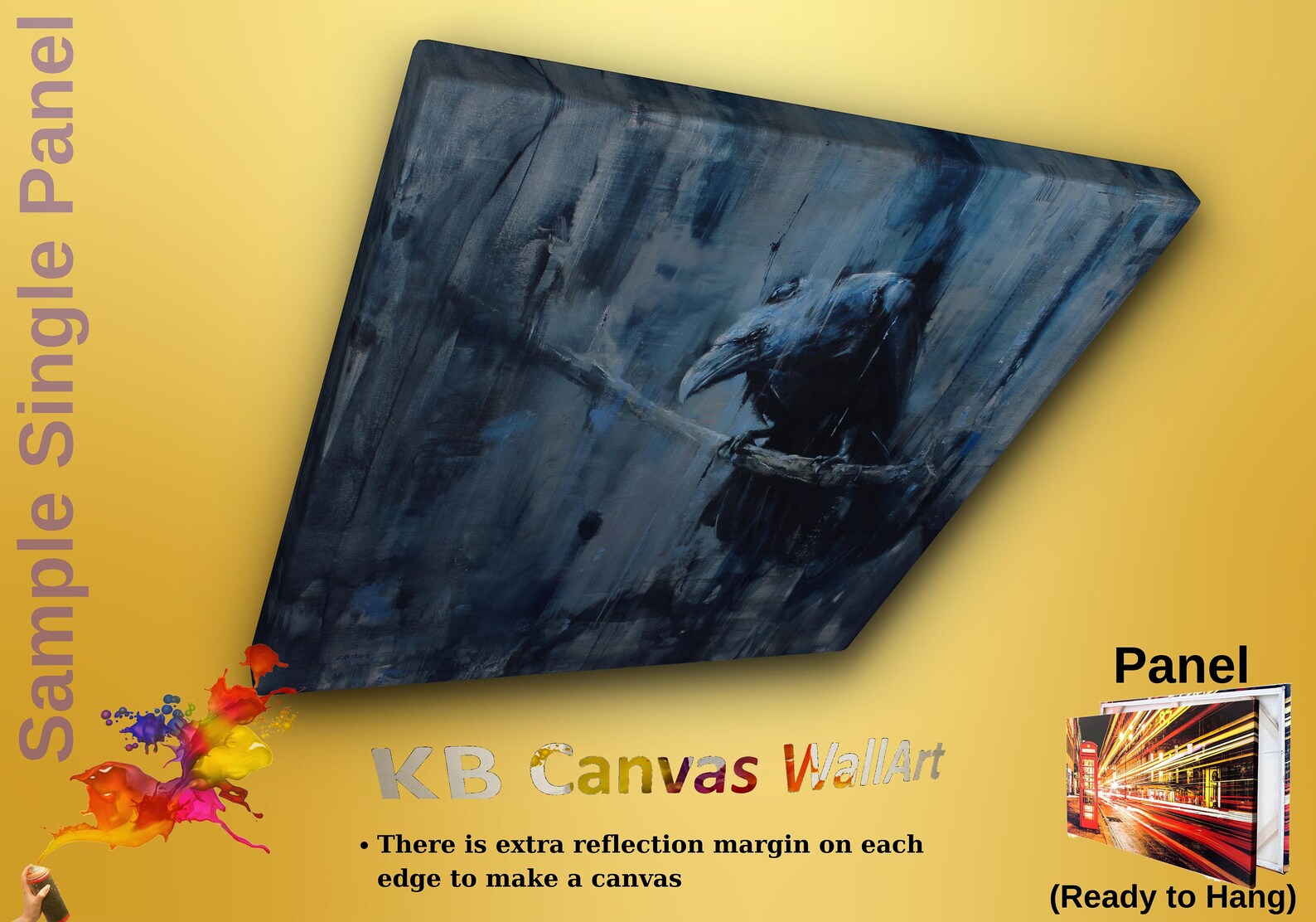 Odin's Crows Canvas Painting, Odin's Crows Canvas Art, Odin's Crows ...