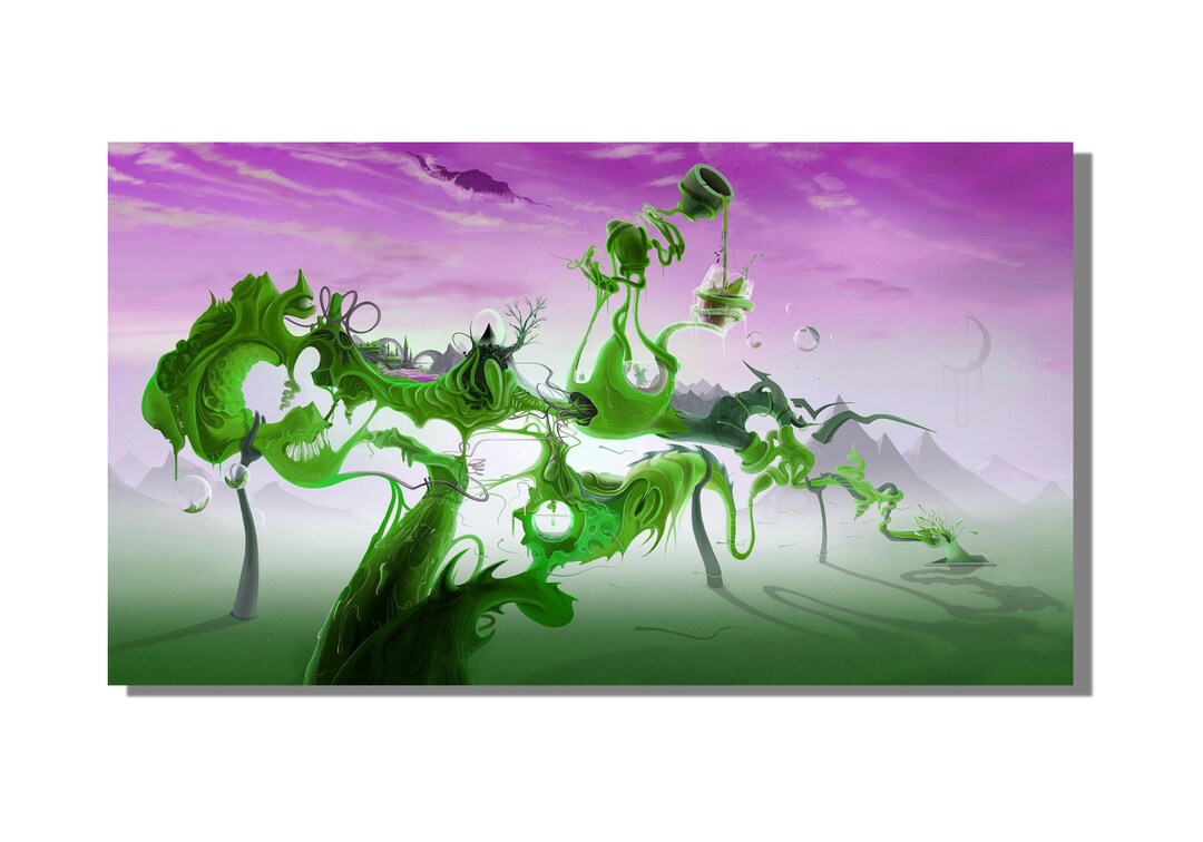 Salvador Dali Paintings, Surrealist Canvas Wall Art, Salvador Dali Tree ...