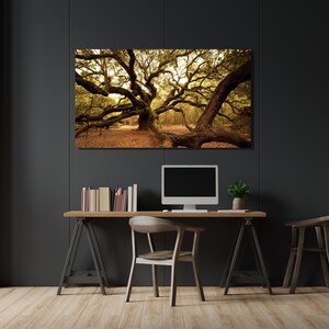 Old Tree Perfect Poster, Tree Canvas Painting, Tree Canvas Prints, Tree ...