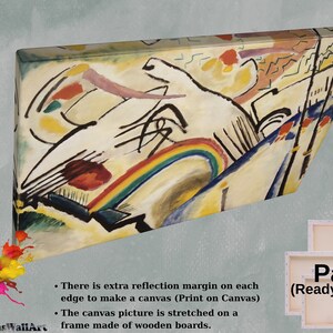 Wassily Kandinsky (cossacks, 1910) Canvas Painting, Wassily Kandinsky ...