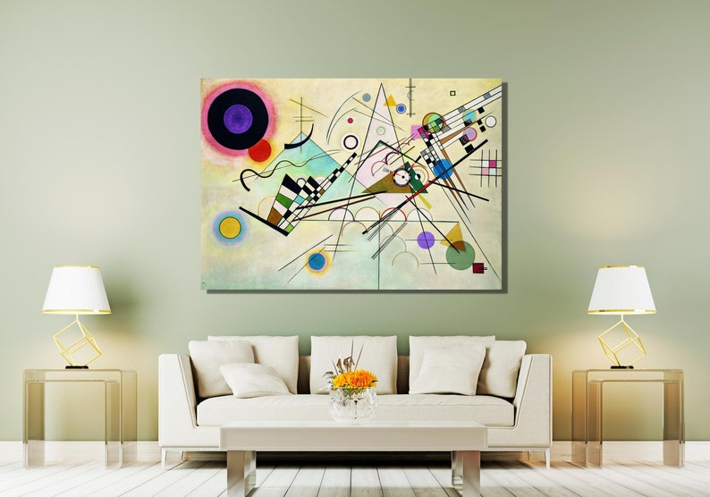 Wassily Kandinsky(composition VIII, 1923) Painting, Wassily Kandinsky ...