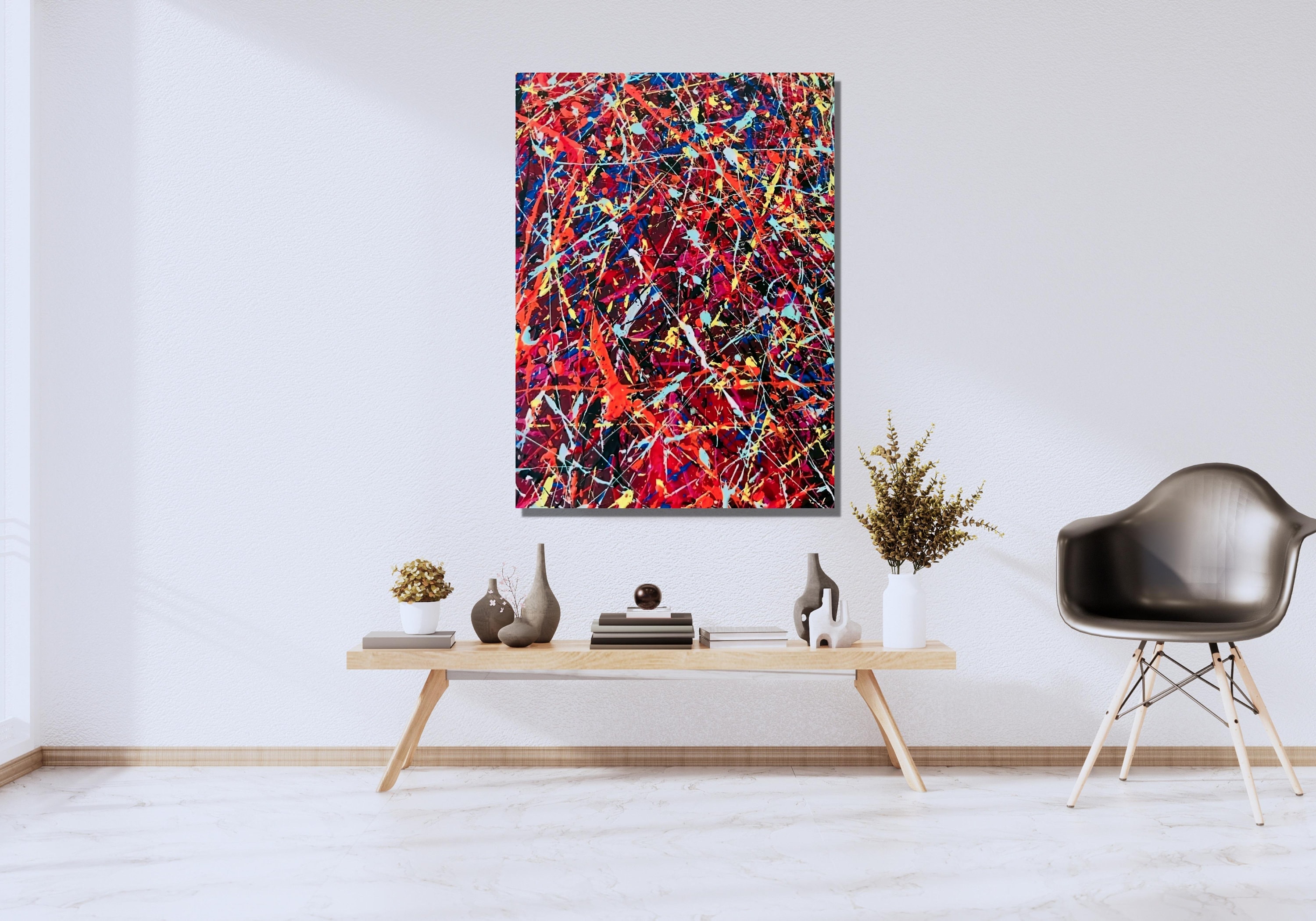 Jackson Pollock Art, Pollock Splatter Print Home Wall Decor, Jackson ...