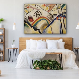 Wassily Kandinsky (cossacks, 1910) Canvas Painting, Wassily Kandinsky ...