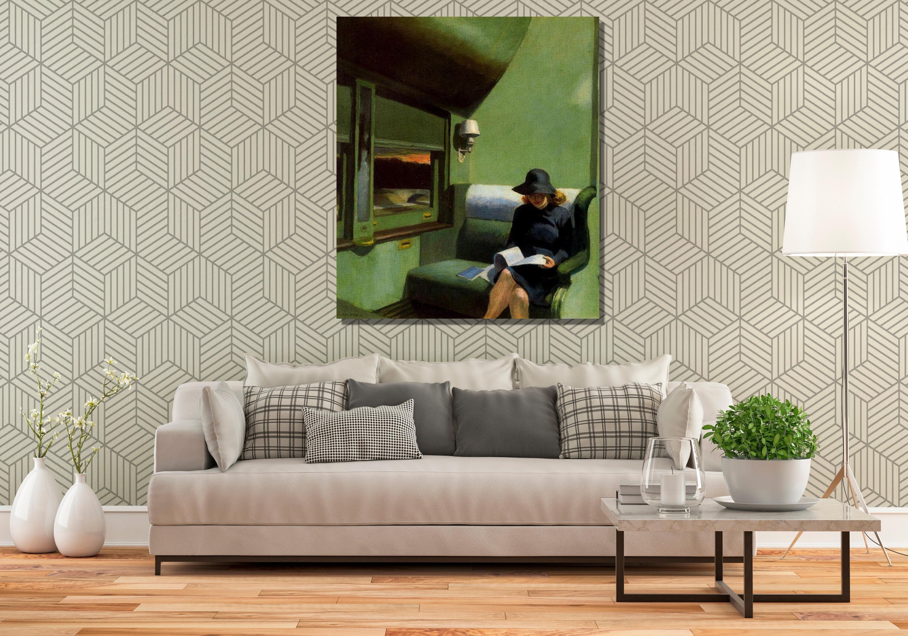 Edward Hopper Canvas, Edward Hopper Painting, Edward Hopper Wallart ...