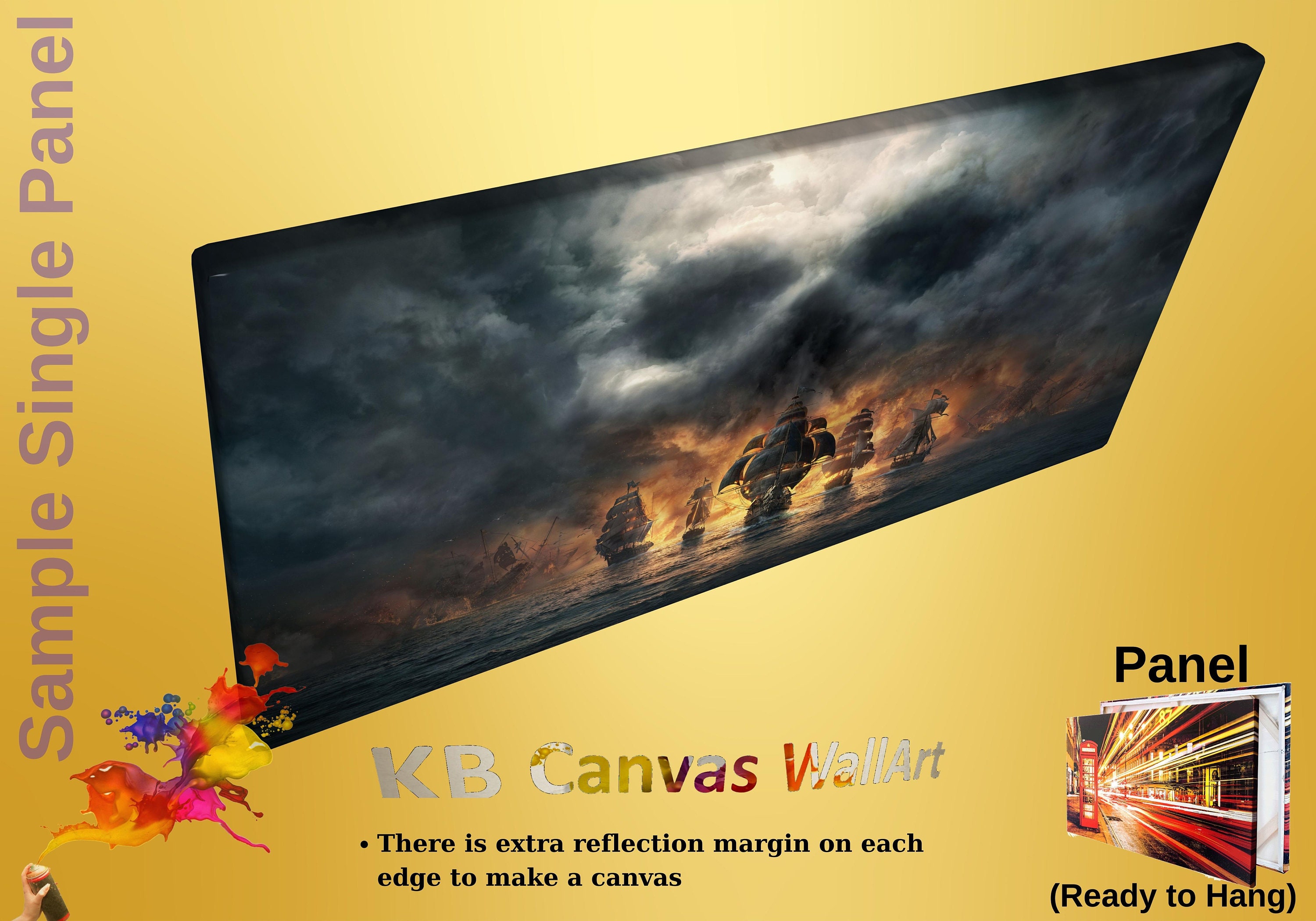 Pirate Ship Canvas Print, Pirate Ship Perfect Painting, Pirate Ship ...