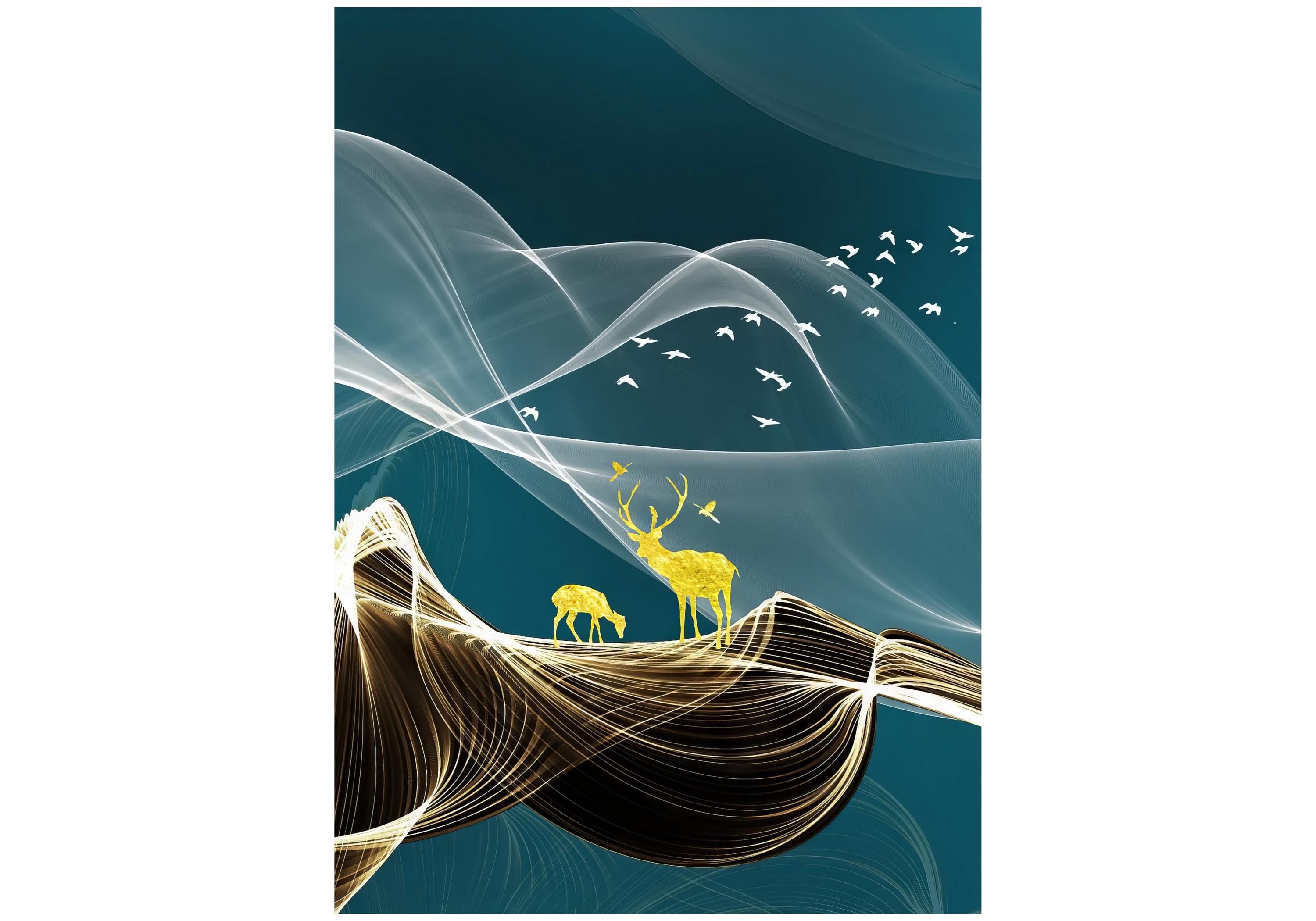 Modern Wall Mural Canvas Painting, Modern Wall Mural Canvas Print ...