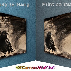 Odin's Crows Canvas Art, Odin's Crows Gift Canvas Print, Odin's Crows ...