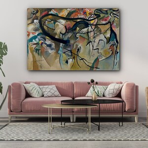 Wassily Kandinsky (composition V, 1911) Canvas Paintings, Wassily ...