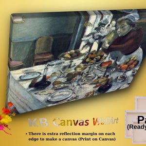 Henri Matisse (the Dinner Table, 1897) Canvas Paintings, Henri Matisse ...