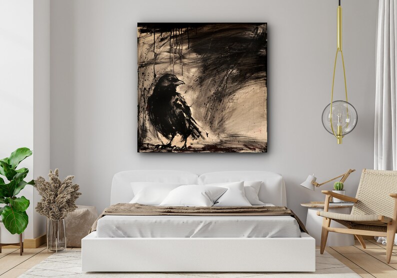 Odin's Crows Canvas Art, Odin's Crows Gift Canvas Print, Odin's Crows ...