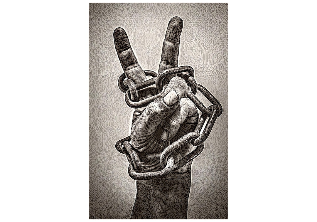 Freedom Sign Canvas Painting, Freedom Sign Canvas Prints, Freedom Sign ...