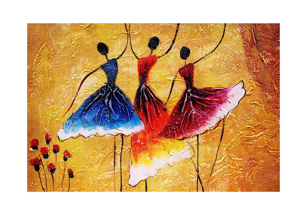 Dancing Girls Canvas Poster, Dancing Girls Canvas Print, Dancing Girls ...