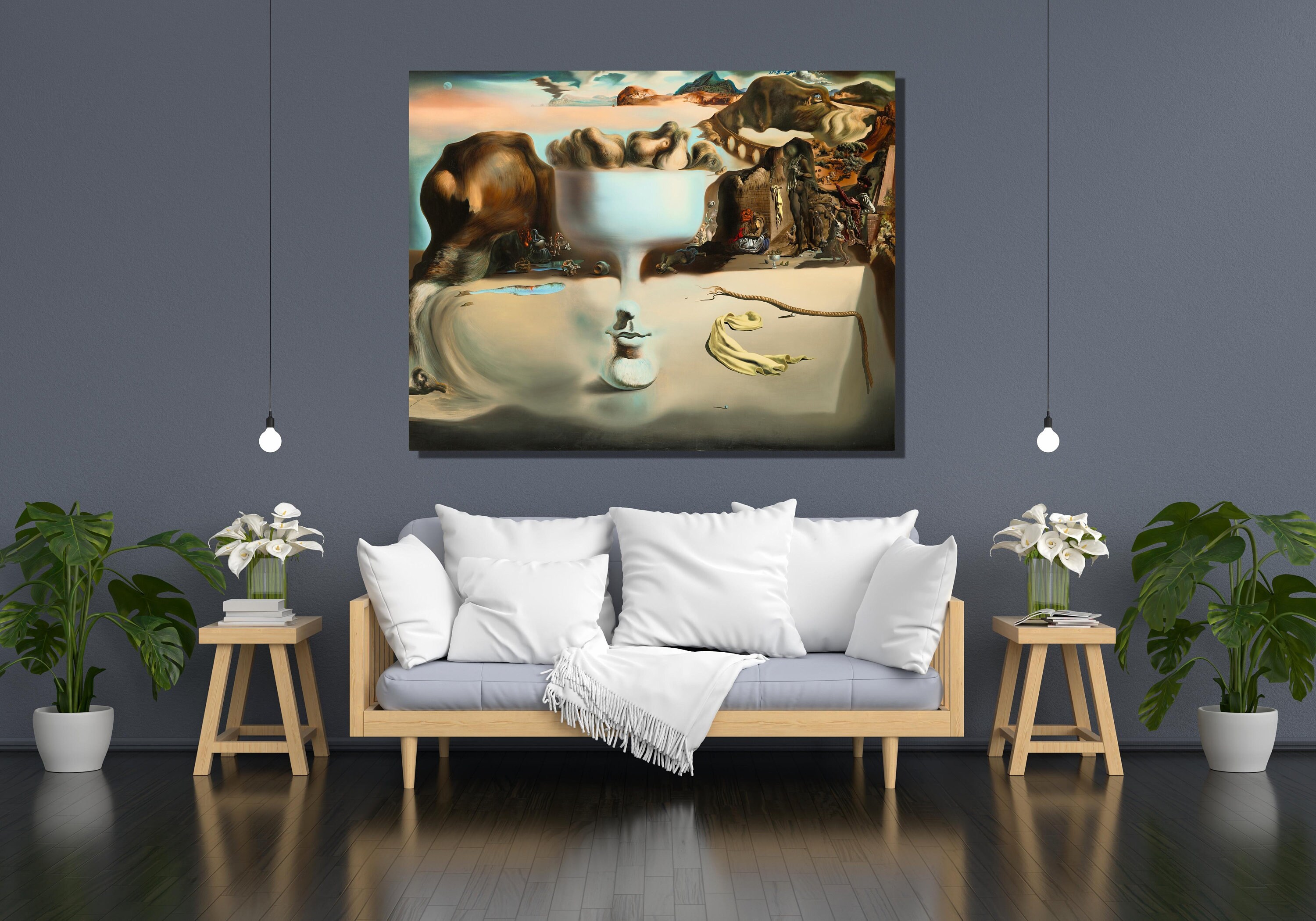Salvador Dali Goblet Face Print, Salvador Dali Wall Art, Salvador Dali ...