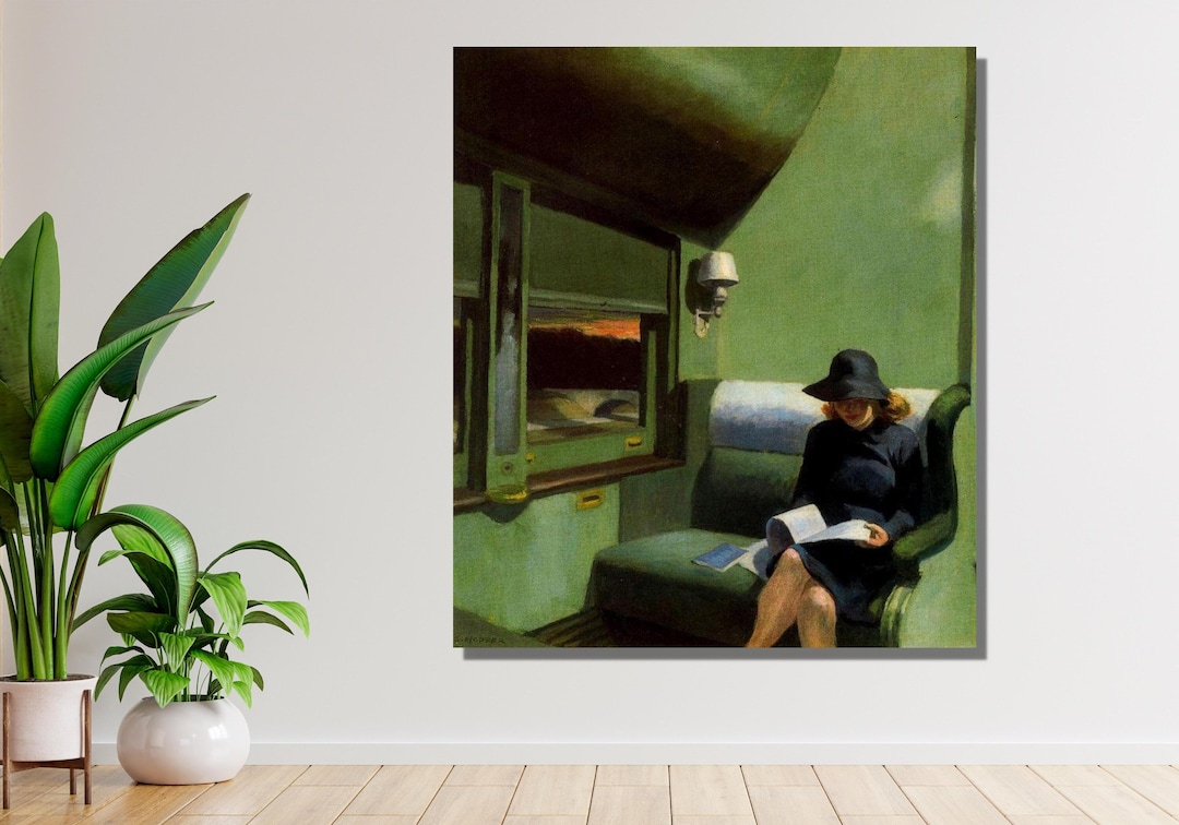 Edward Hopper Canvas, Edward Hopper Painting, Edward Hopper Wallart ...