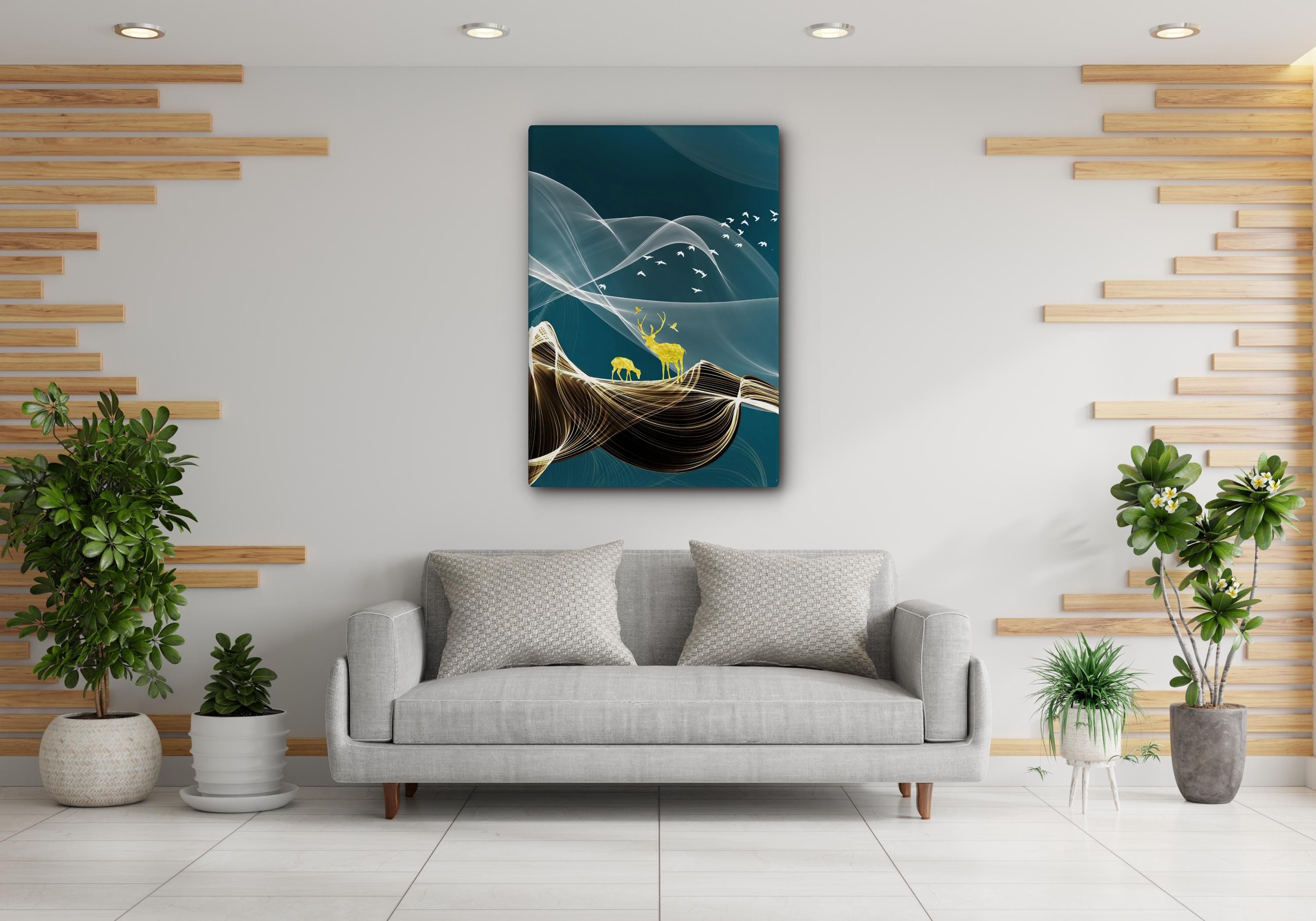 Modern Wall Mural Canvas Painting, Modern Wall Mural Canvas Print ...