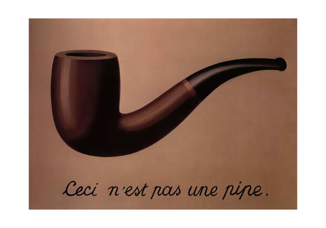 René Magritte (ceci N’est Pas Une Pipe) Canvas Prints, René Magritte ...