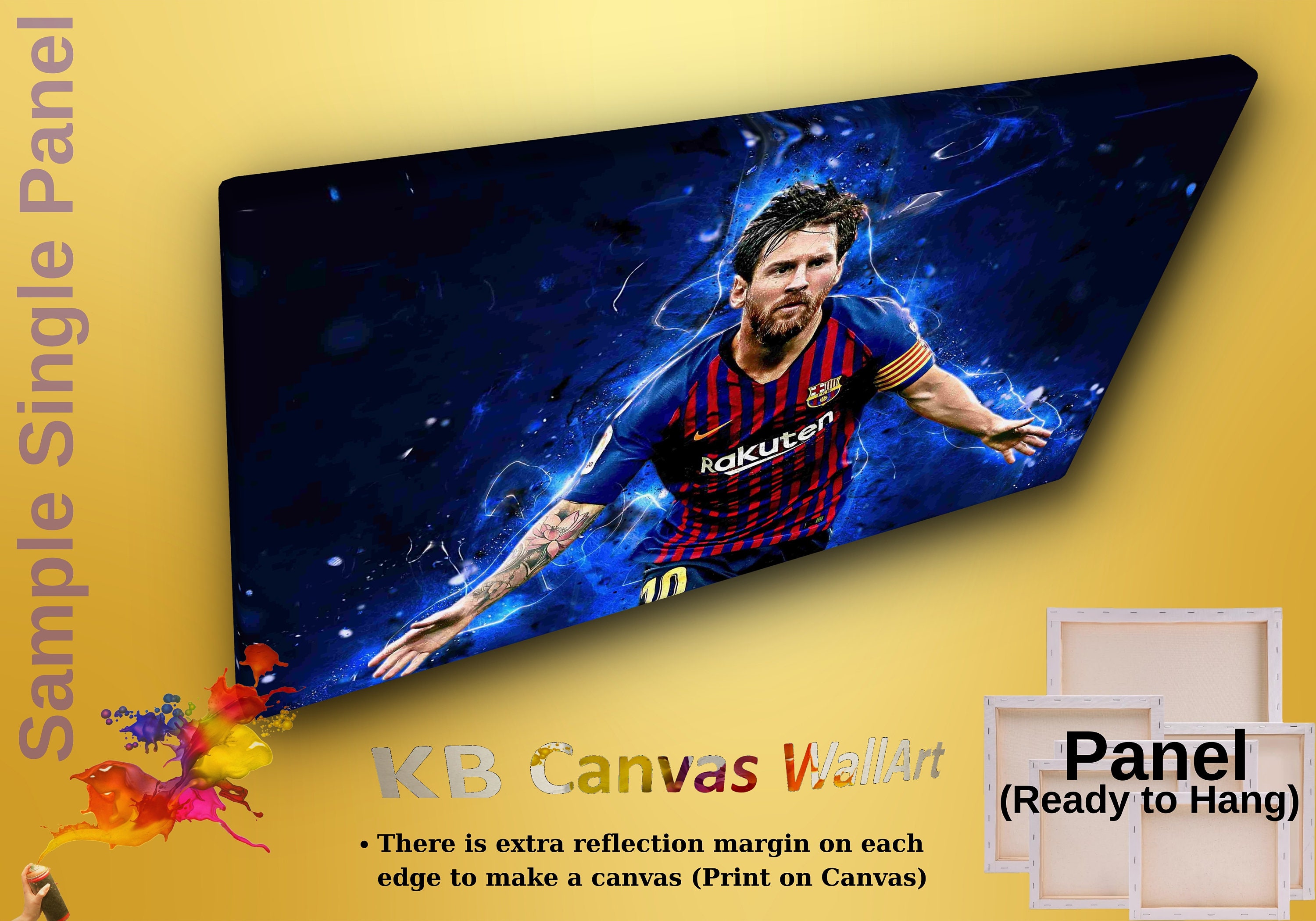 Messi Canvas Paintings, Messi Canvas Canvas Posters, Messi Canvas ...