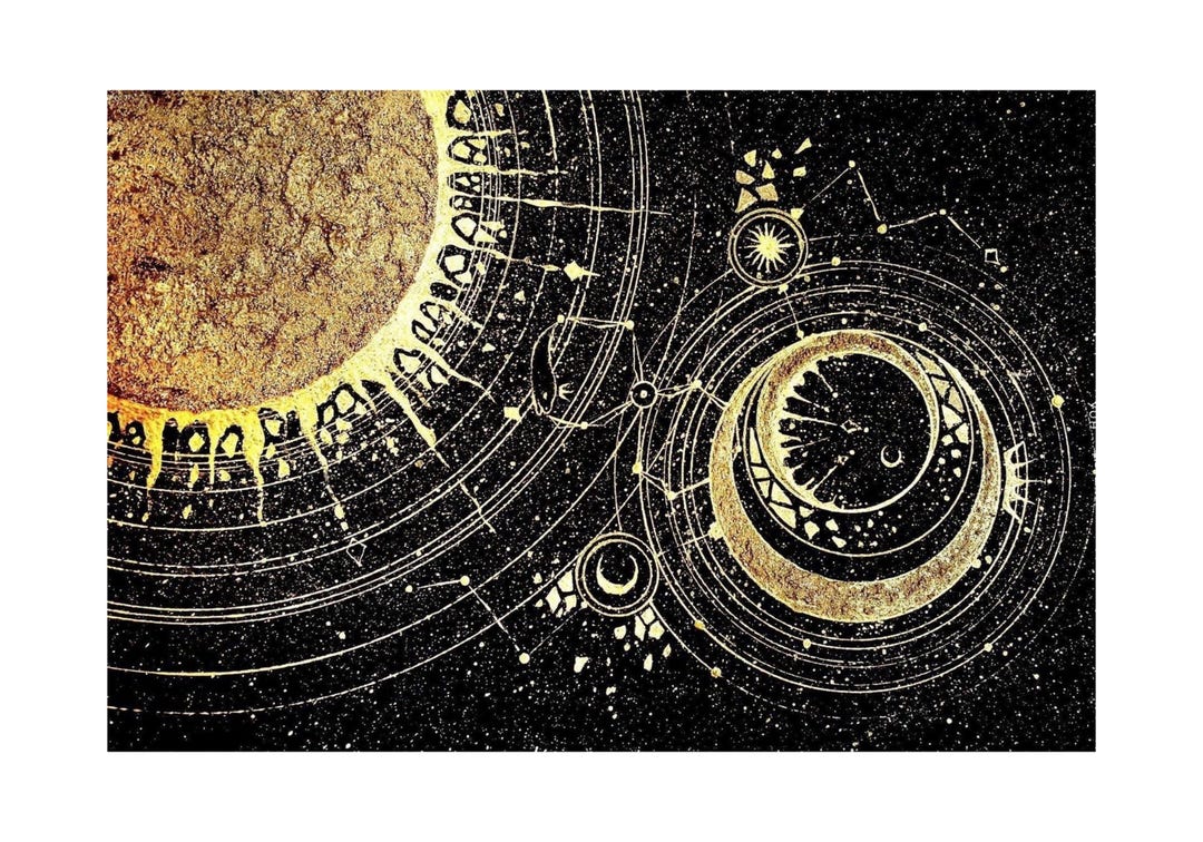 Astrology (horoscope Map) Canvas Prints, Astrology (horoscope Map ...