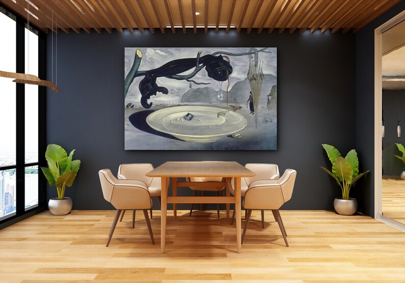 Salvador Dali (the Enigma of Hitler) Canvas Print, Salvador Dali Canvas ...