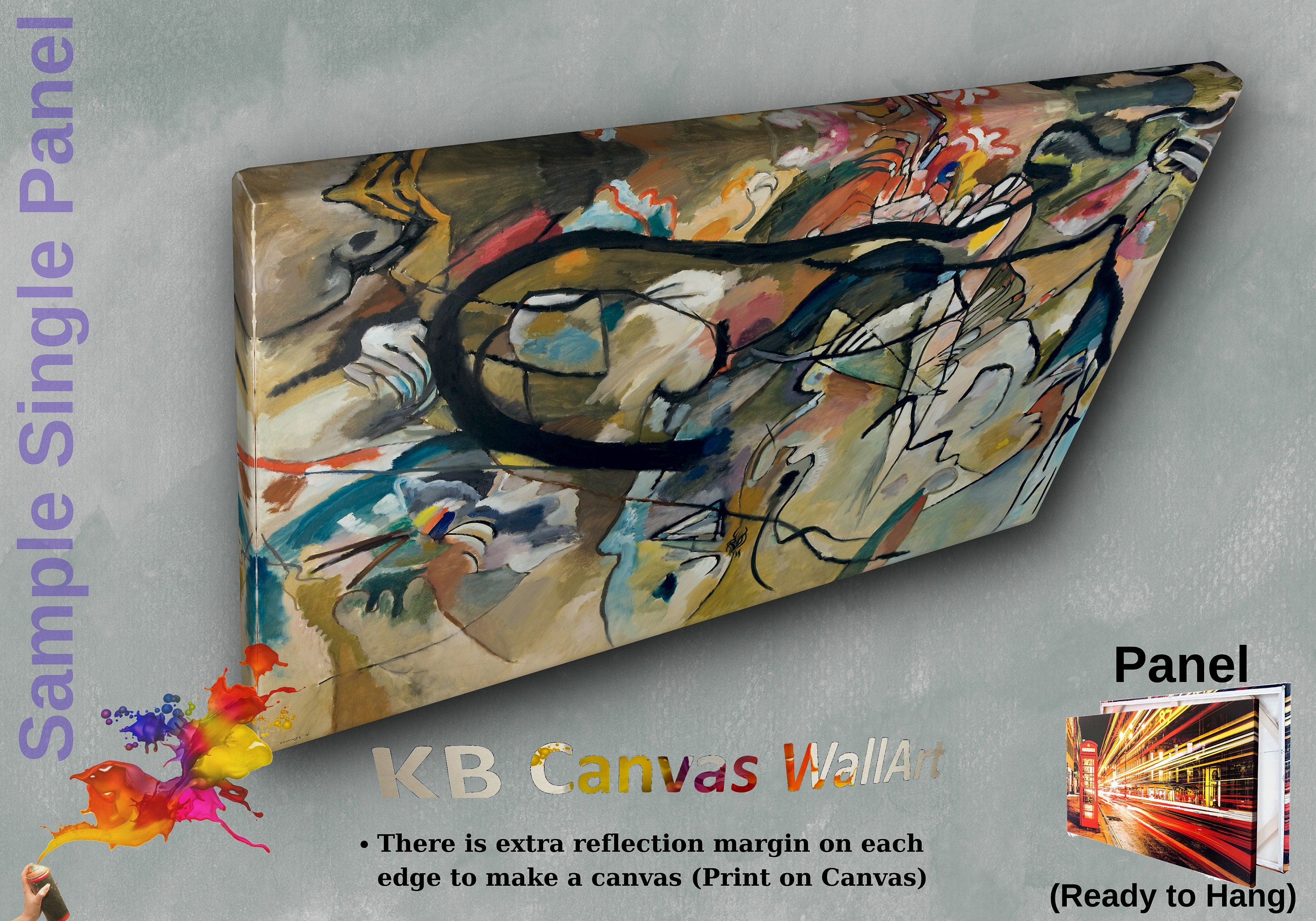 Wassily Kandinsky (composition V, 1911) Canvas Paintings, Wassily ...
