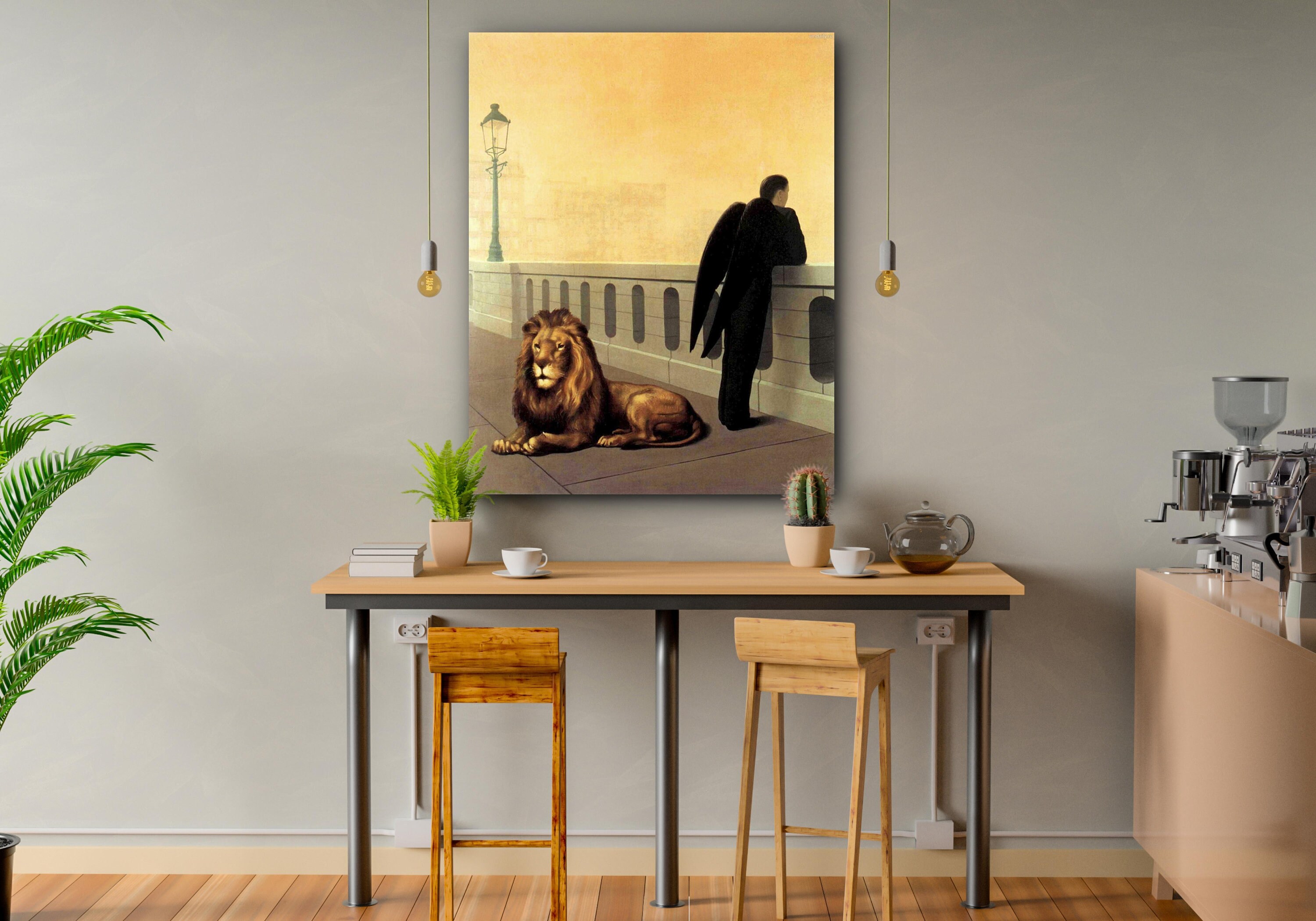 René Magritte (homesickness, 1940) Canvas Prints, René Magritte Canvas ...