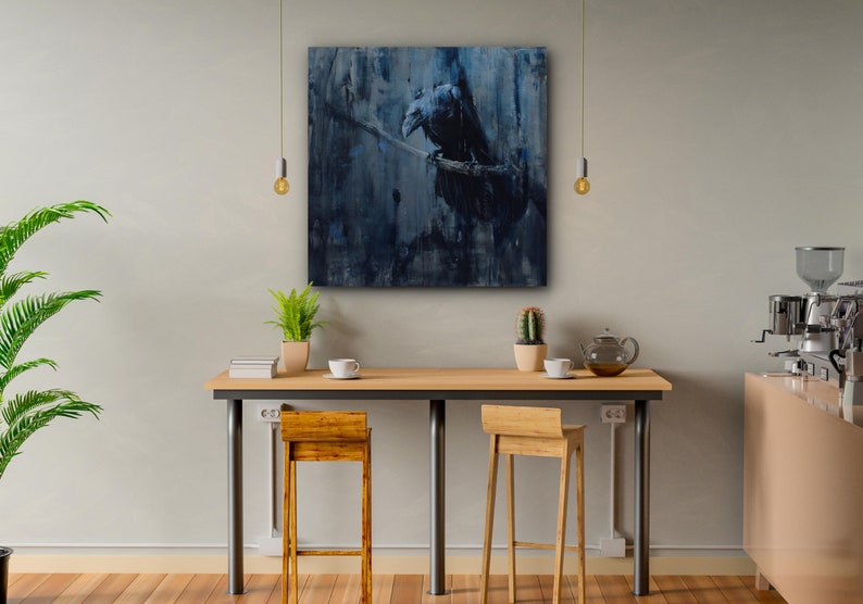 Odin's Crows Canvas Painting, Odin's Crows Canvas Art, Odin's Crows ...