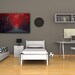 Landscape (red Forest) Canvas Painting, Landscape (red Forest) Canvas ...