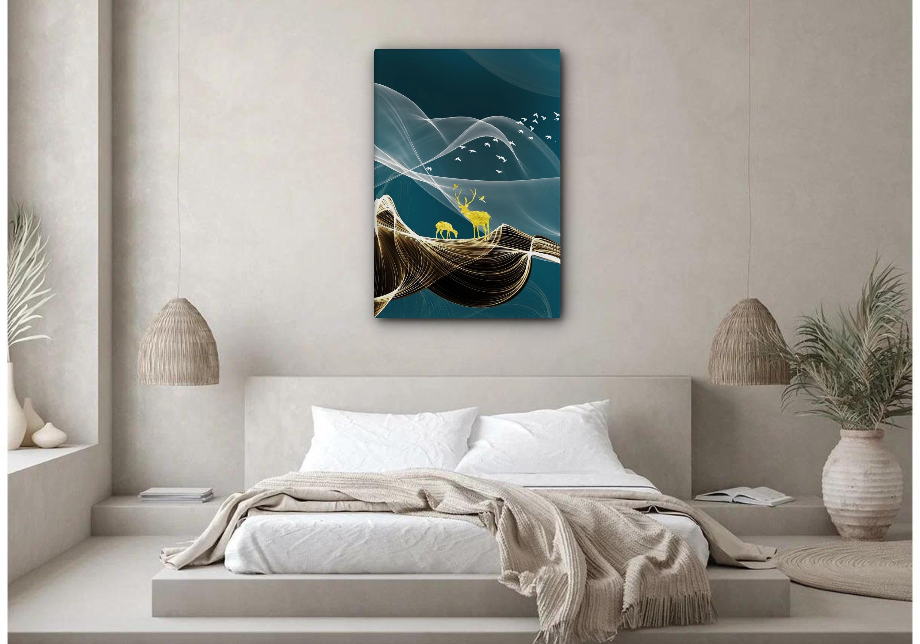 Modern Wall Mural Canvas Painting, Modern Wall Mural Canvas Print ...