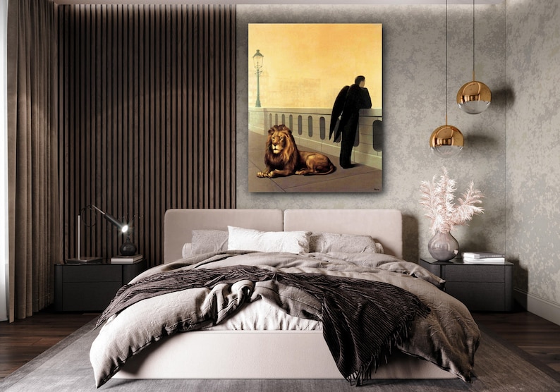 René Magritte (homesickness, 1940) Canvas Prints, René Magritte Canvas ...