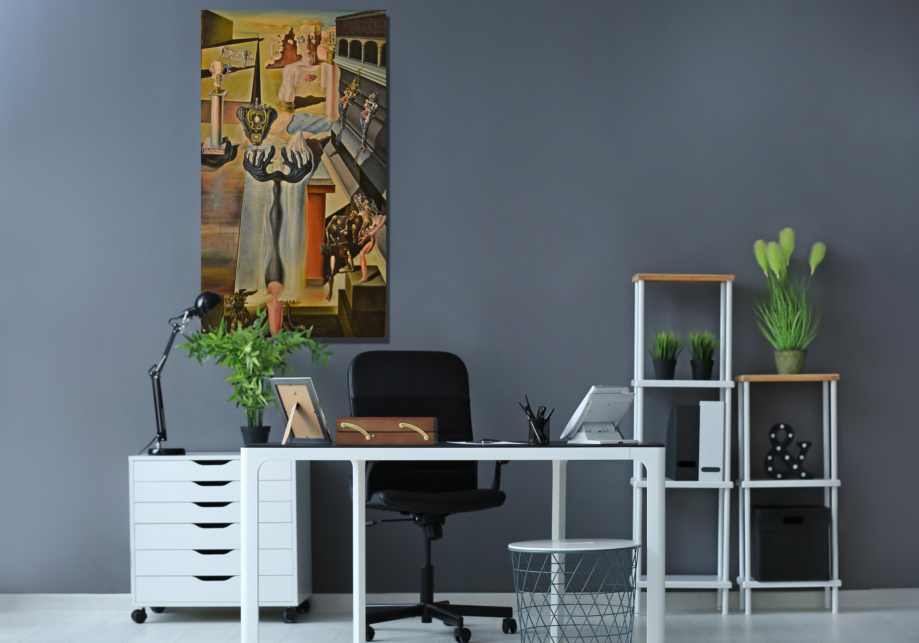 Salvador Dali invisible Man Canvas Poster, Salvador Dali invisible Man ...