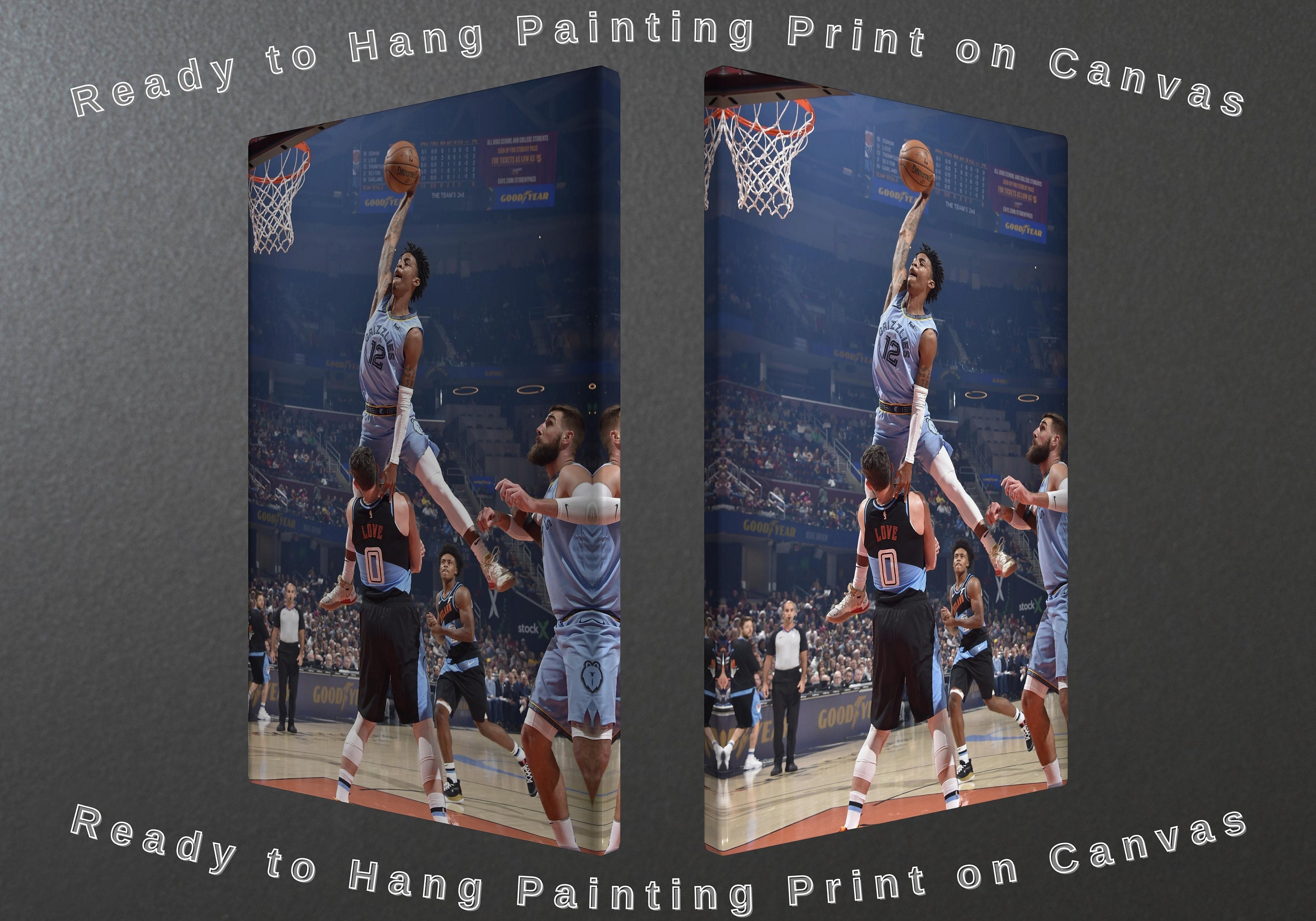 Ja Morant Legendary, Ja Morant Prints, Ja Morant Canvas, Ja Morant ...