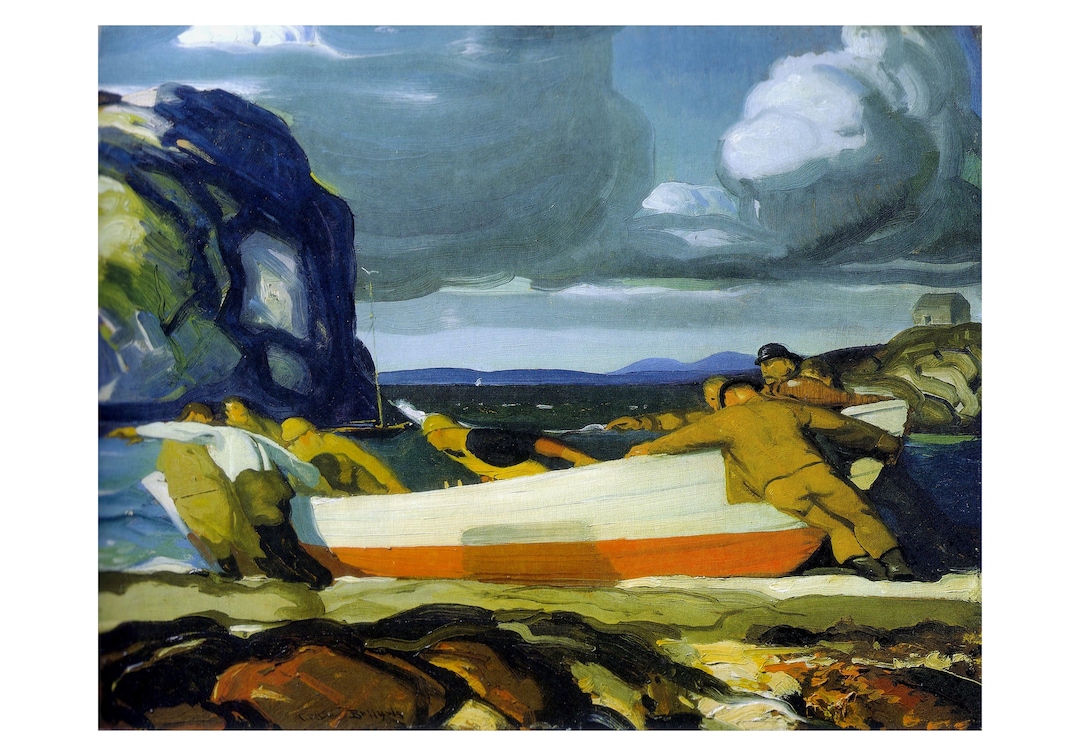 George Bellows (the Big Dory) Canvas Painting, George Bellows Canvas ...