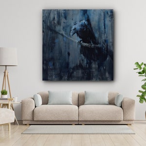 Odin's Crows Canvas Painting, Odin's Crows Canvas Art, Odin's Crows ...