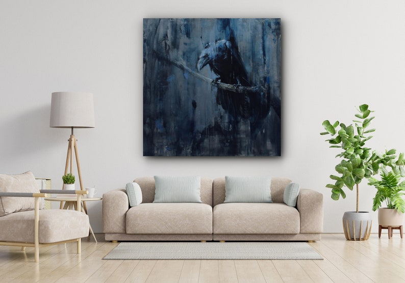 Odin's Crows Canvas Painting, Odin's Crows Canvas Art, Odin's Crows ...