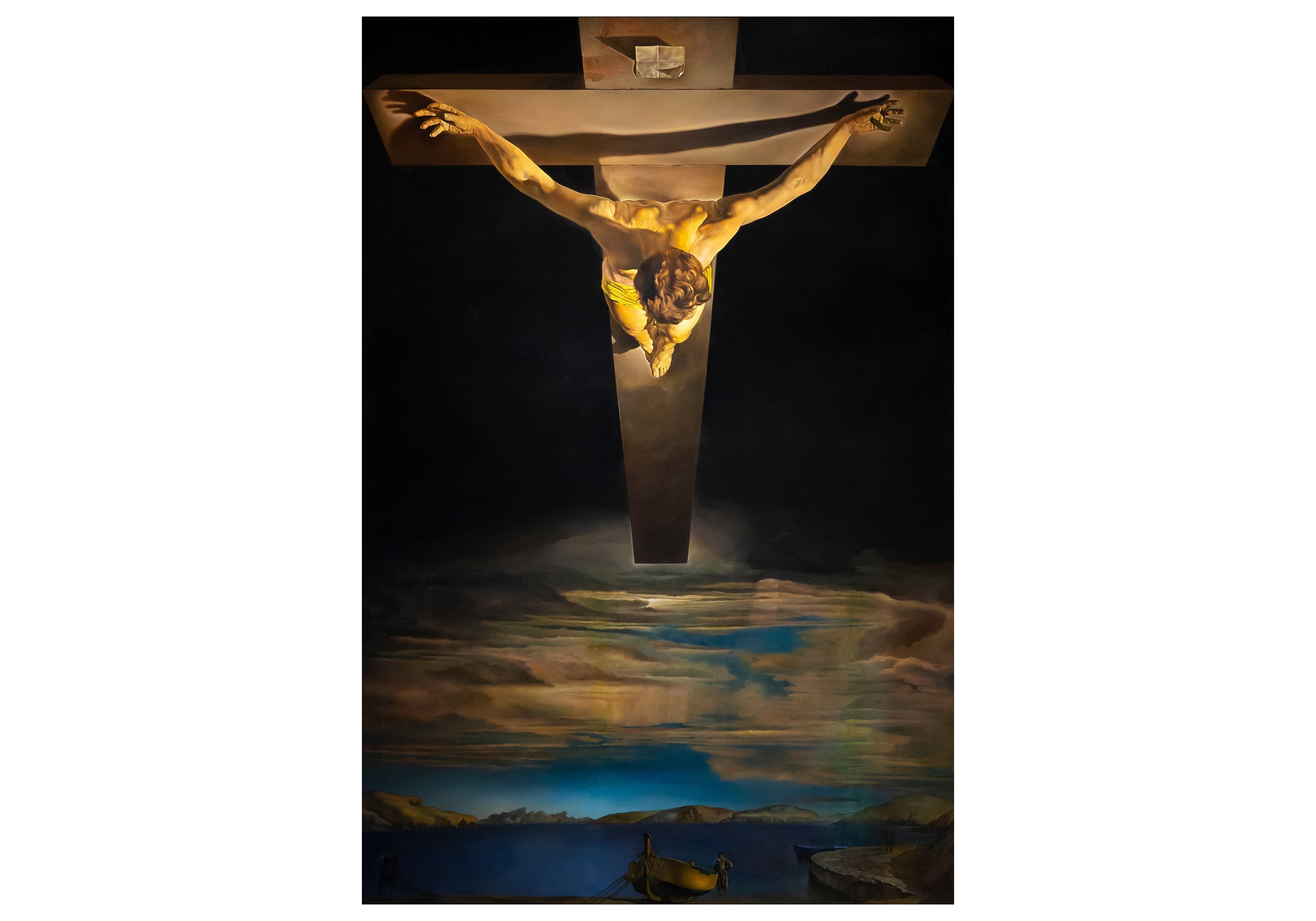 Salvador Dalí christ of Saint John of the Cross 1951 Canvas Painting ...