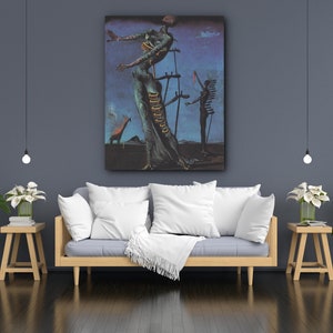 Salvador Dali (the Burning Giraffe) Print, Salvador Dali (the Burning ...