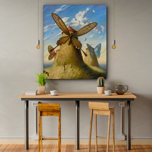 Vladimir Kush Modern Wall Art, Vladimir Kush Canvas Print, Vladimir ...