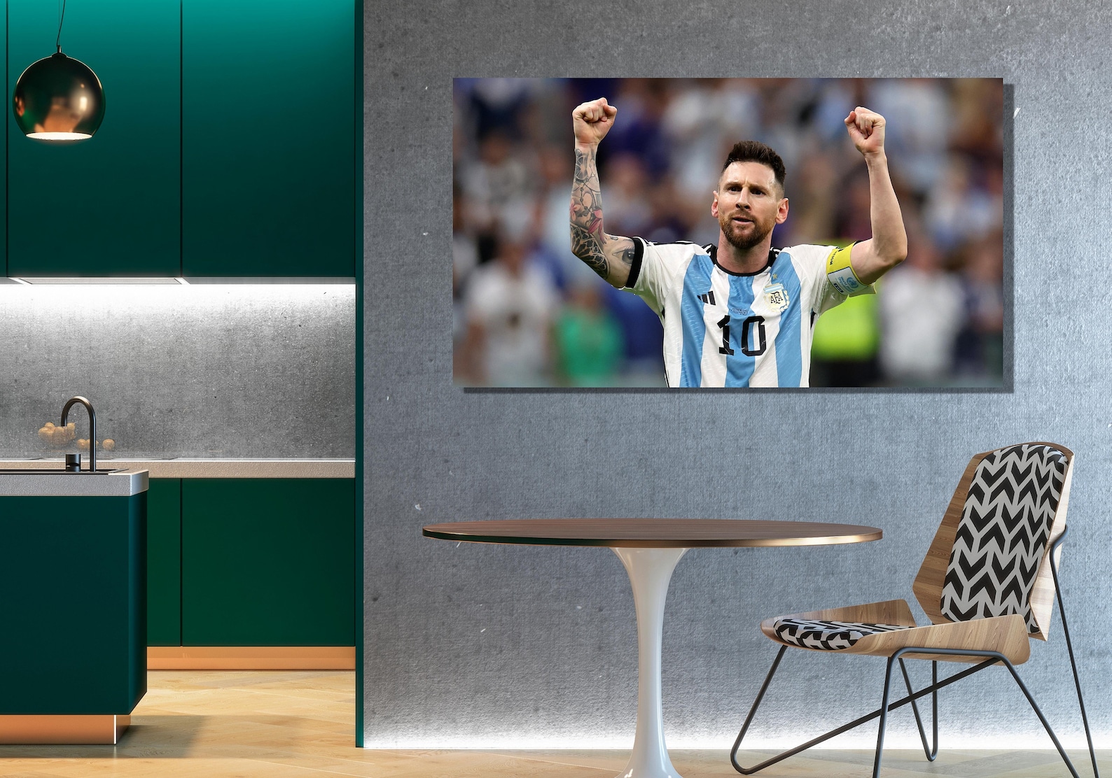 Lionel Messi Wall Art, Lionel Messi Painting, Lionel Messi Canvas ...