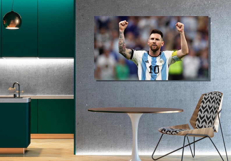 Lionel Messi Wall Art, Lionel Messi Painting, Lionel Messi Canvas ...