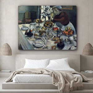 Henri Matisse (the Dinner Table, 1897) Canvas Paintings, Henri Matisse ...
