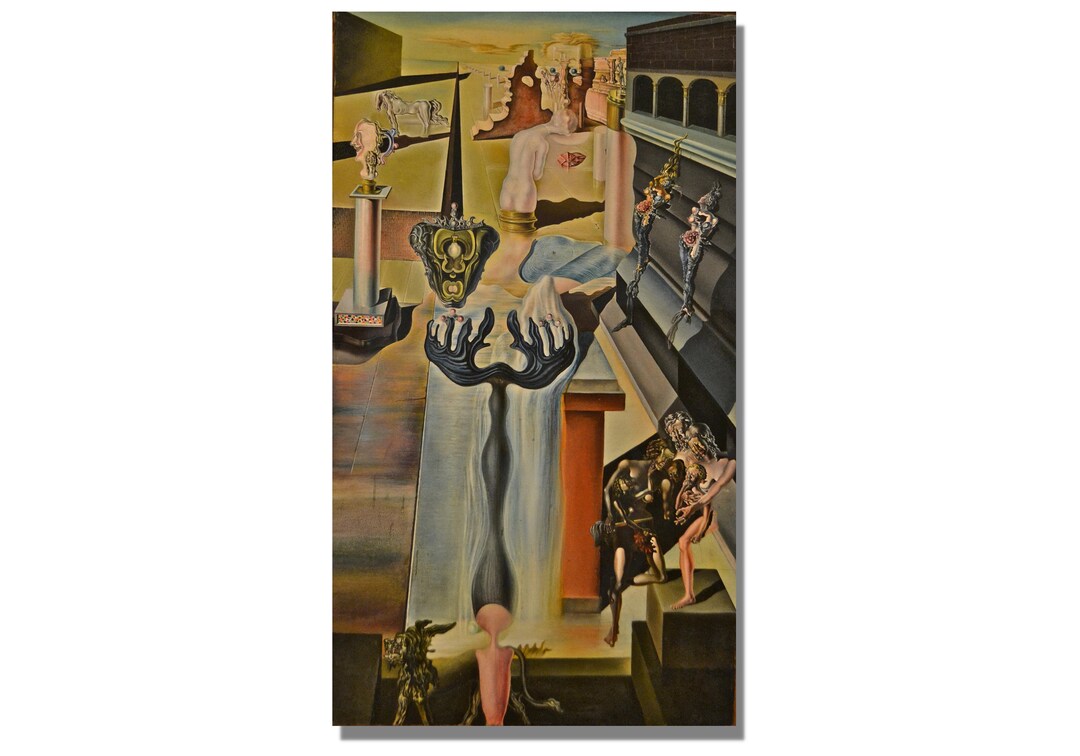 Salvador Dali "invisible Man" Canvas Poster, Salvador Dali "invisible ...