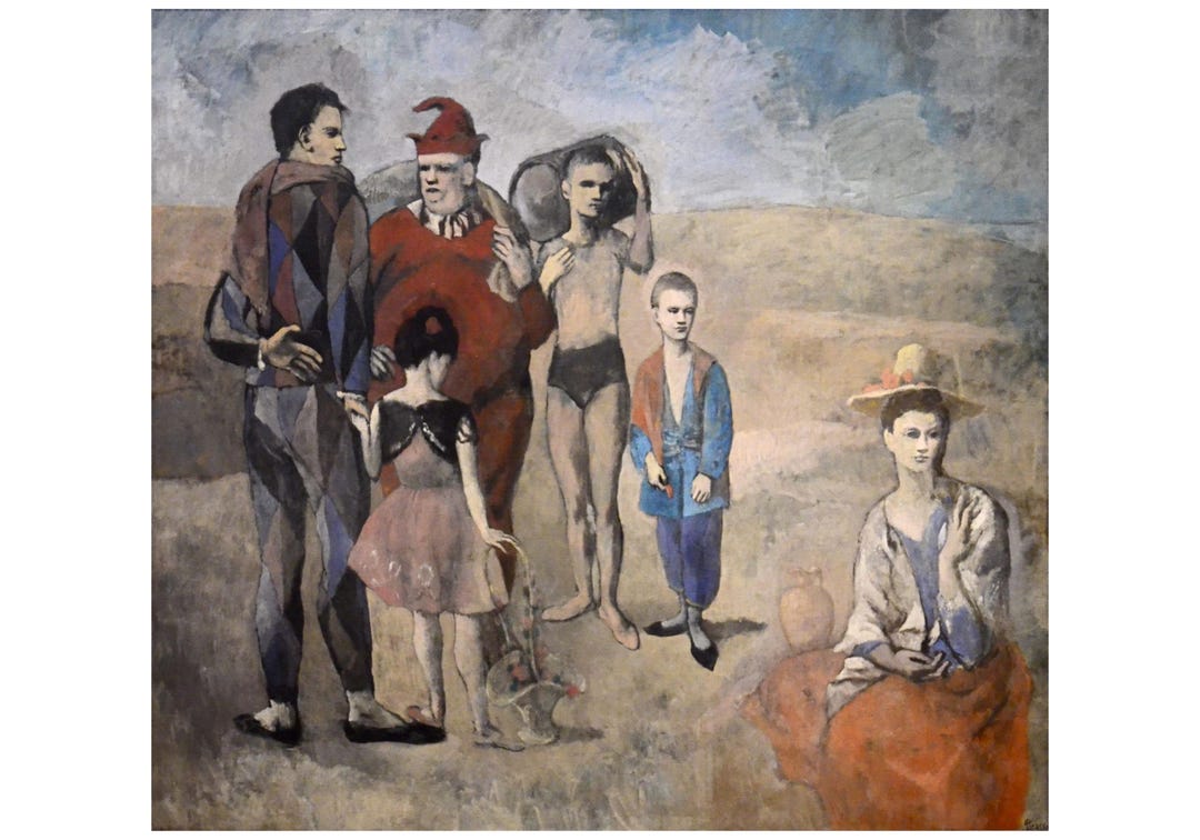 Pablo Picasso ( Saltimbanques Family) Canvas Prints, Pablo Picasso ...