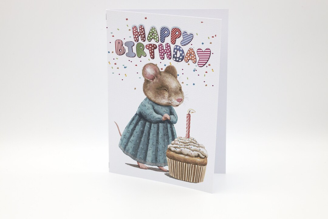 A Mouse-tastic Birthday With Confetti and Cake - Etsy