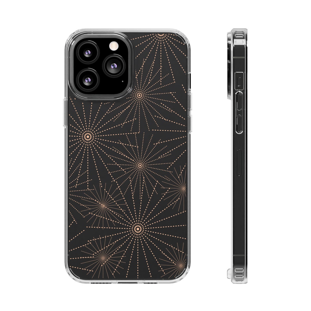 Starburst Clear Phone Case Starry Phone Case Celestial Phone - Etsy