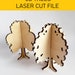 3D Trees, Forest - Laser Cut File - Etsy